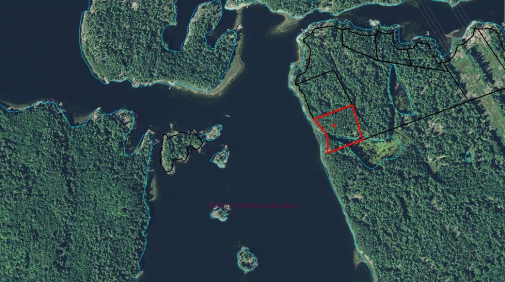 L-651 aerial map | Parry Sound and Georgian Bay Real Estate