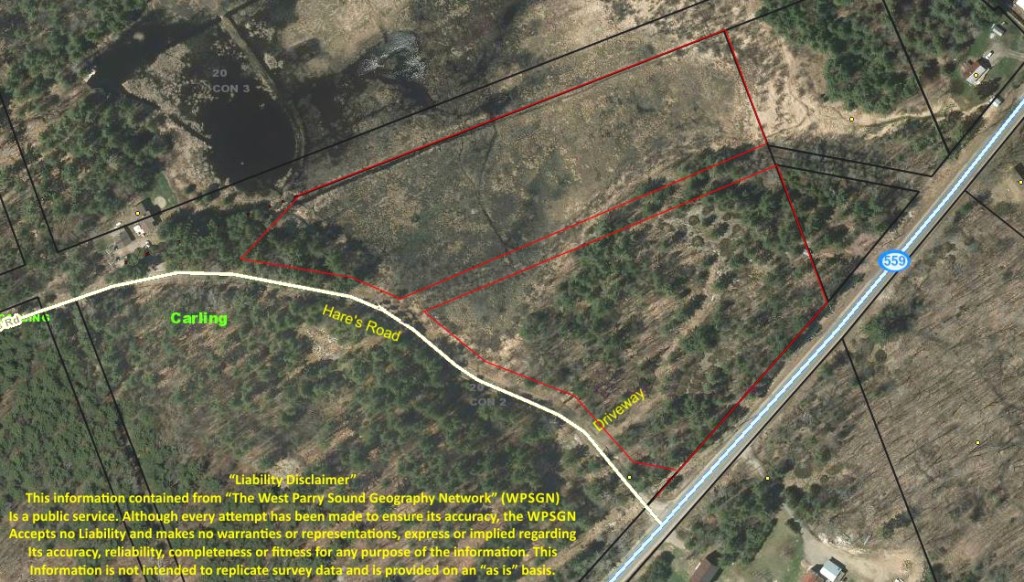 L-731 Aerial map | Parry Sound and Georgian Bay Real Estate