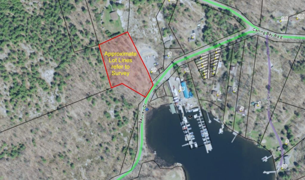 aerial map 2 | Parry Sound and Georgian Bay Real Estate